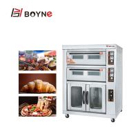 China Electric Bakery Two Deck Four Tray Deck Oven with Twelve Proofer for sale