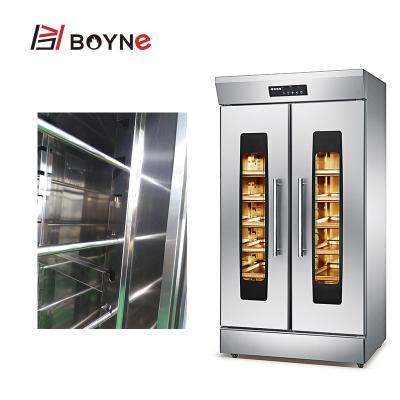 China 32 Pans Proofer Bread Fermentation Equipment 220V 2.8kW Touch Panel Double Doors Stainless Steel for sale