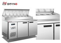 China Commercial Stainless Steel Salad Prep Counter Refrigerator 0.34kW 0-5°C for sale