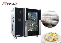 China Stainless Steel 10 Trays Commercial Combi Oven 380V 18kW with Boiler for sale