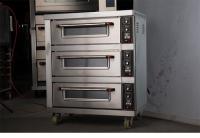China Three Deck Nine Trays Stainless Steel Bakery Deck Oven 27kW 380V Commercial for sale