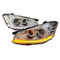 China S Class W221 Headlight Daytime Running LED Lights Modified for Benz S300 S350 S500 S600 for sale