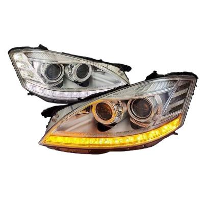 China S Class W221 Headlight Daytime Running LED Lights Modified for Benz S300 S350 S500 S600 for sale
