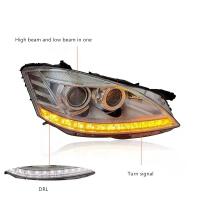 China S Class W221 Headlight Daytime Running LED Lights Modified for Benz S300 S350 S500 S600 for sale
