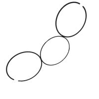 China Standard Diameter Engine Parts 13011-RZP-004 Piston Ring for Honda Civic Accessories for sale