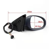 China VW Car Fitment Side Mirror Assembly 1K1857507BG 1K1857508BG for Sagitar Golf MK5 Jetta for sale