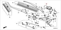 China 2006- Year OE NO. 76505-SWA-A01 Front Power Windshield Wiper Motor for HONDA CRV RE for sale