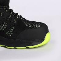 China Fashion Fly Knit Safety Shoes Metal Eyelets Men Safety Shoes for sale