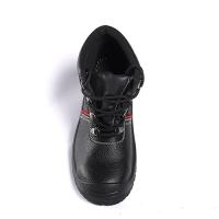 China Leather Work Shoes Anti Smashing Anti Piercing Wear Resistance Protection Safety Boots For Man for sale
