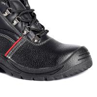 China Leather Work Shoes Anti Smashing Anti Piercing Wear Resistance Protection Safety Boots For Man for sale