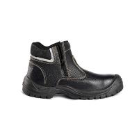 China Men'S Safety Shoes Boots For Steel Toe Leather PU Injection Safety Shoe for sale