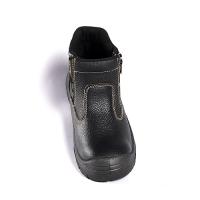 China Men'S Safety Shoes Boots For Steel Toe Leather PU Injection Safety Shoe for sale