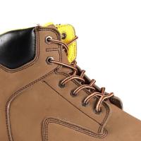 China Brown Cow Leather Goodyear Work And Safety Shoes Upper Rubber Sole Custom Protective Function All Seasons for sale