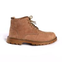 China Non Slip Soles Goodyear Safety Shoes Full Grain Cow Leather Upper Spring Autumn Fashion for sale