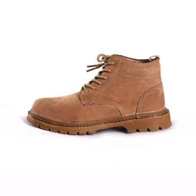 China Non Slip Soles Goodyear Safety Shoes Full Grain Cow Leather Upper Spring Autumn Fashion for sale