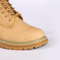 China Yellow Color Anti Slip Goodyear Safety Shoes Air Mesh Ventilate Unisex  High End for sale