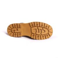 China Salable the latest style Goodyear customizable color rubber outsole full grain cow leather safety shoes for sale