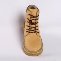 China Full grain cow leather upper nylon tongue comfortable ventilate Goodyear safety shoes for sale