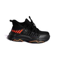 China Unisex Black Fabric Low Cut / Resistant Footwear Lace up Steel Toe Woodland Safety Shoes for sale