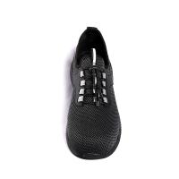 China Certified Steel Toe Black Fabric Slip Oil Resistant EVA Sole Men's Safety Shoes for sale