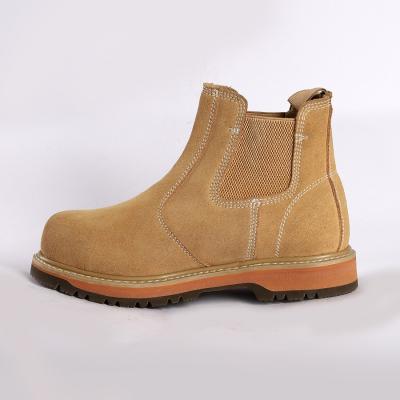 China Unisex Goodyear Non Slip Shoes Nubuck Cow Leather Upper Gender Work Boots for sale