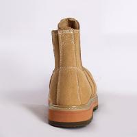 China Unisex Goodyear Non Slip Shoes Nubuck Cow Leather Upper Gender Work Boots for sale
