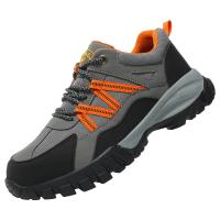 China Shengjie Men'S Fashionable Work Shoes Steel Toe Steel Sole Anti-Smash Anti-Puncture Construction Site Safety Shoes for sale