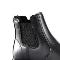 China Puncture Resistant Steel Toe Unisex Work Boots Steel Insole Goodyear Leather Boots for sale