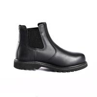 China Puncture Resistant Steel Toe Unisex Work Boots Steel Insole Goodyear Leather Boots for sale
