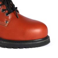 China Rubber Sole Fabric Goodyear Safety Shoes Lace Up Steel Toe Brand Safety Shoes for sale