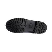 China Unisex Goodyear Safety Shoes Steel Insole Slip Resistant PU Sole Embossed Cow Leather for sale