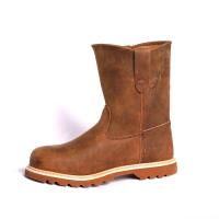 China Shock Absorbing Goodyear Shoes Non Slip Waterproof Lace Up Closure Work Boots Unisex Safety Shoes for sale
