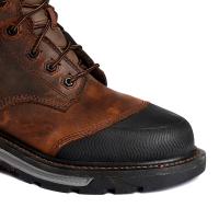 China Split Cow Leather Goodyear Steel Toe Shoes Shock Absorption Puncture Resistance Branded Safety Shoes for sale