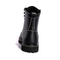 China Rubber Sole Lace Up Goodyear Shoes Shock Absorbing Features Smooth Cow Leather Safety Shoes for sale