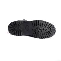 China Rubber Sole Lace Up Goodyear Shoes Shock Absorbing Features Smooth Cow Leather Safety Shoes for sale