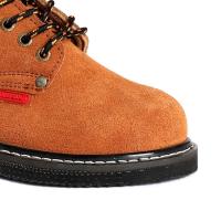 China Protective Nylon Fabric Tongue Goodyear Steel Toe Work Boots All Day Comfort Sport Type for sale