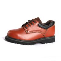 China Embossed Cow Leather Goodyear Work Boots Steel Toe Waterproof Puncture Resistant for sale