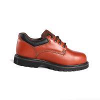 China Embossed Cow Leather Goodyear Work Boots Steel Toe Waterproof Puncture Resistant for sale