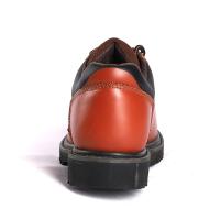 China Embossed Cow Leather Goodyear Work Boots Steel Toe Waterproof Puncture Resistant for sale