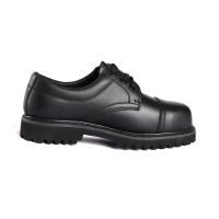 China Lace Up Nubuck Cow Leather Rubber Sole Goodyear Slip Resistant Shoes Industrial Safety Shoes for sale