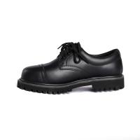 China Lace Up Nubuck Cow Leather Rubber Sole Goodyear Slip Resistant Shoes Industrial Safety Shoes for sale