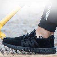 China Shengjie Fashionable Sports Work Shoes Steel Toe Anti Smash Kevlar Anti Puncture Wool Lined Safety Shoes for sale