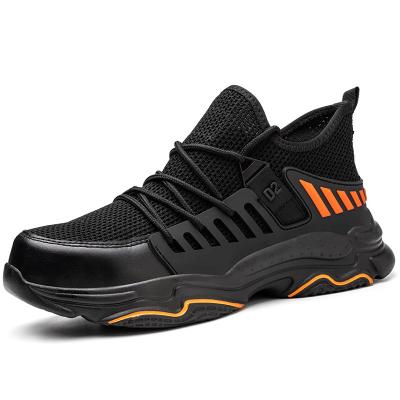 China SHENGJIE OEM Steel Toe Work Shoes Microfiber Leather Upper EVA Outsole Anti-Puncture Anti-Slip Safety Shoes for sale