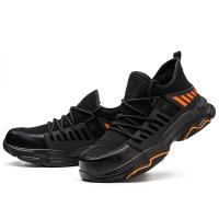 China SHENGJIE OEM Steel Toe Work Shoes Microfiber Leather Upper EVA Outsole Anti-Puncture Anti-Slip Safety Shoes for sale