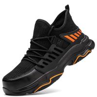 China SHENGJIE OEM Steel Toe Work Shoes Microfiber Leather Upper EVA Outsole Anti-Puncture Anti-Slip Safety Shoes for sale