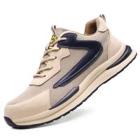 China Shengjie New Men'S Anti-Smash Anti-Puncture Work Shoes Microfiber Leather Walking Style Safety Shoes for sale