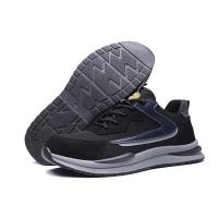 China Men's anti-smash steel toe anti-puncture steel plate work shoes microfiber leather walking style safety shoes for sale