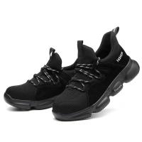 China Gaomi Shengjie Steel Toe Fly Knitting Breathable Man'S Pu Outsole Sport Working Safety Shoes for sale