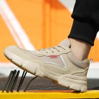 China Shengjie Steel Toe Work Shoes Microfiber Leather Upper Rubber Outsole Anti Puncture Anti Slip Safety S for sale