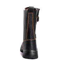China Steel Toe Shock Absorbing High Cut Leather Lace Up Closure Sport Safety Shoes for sale